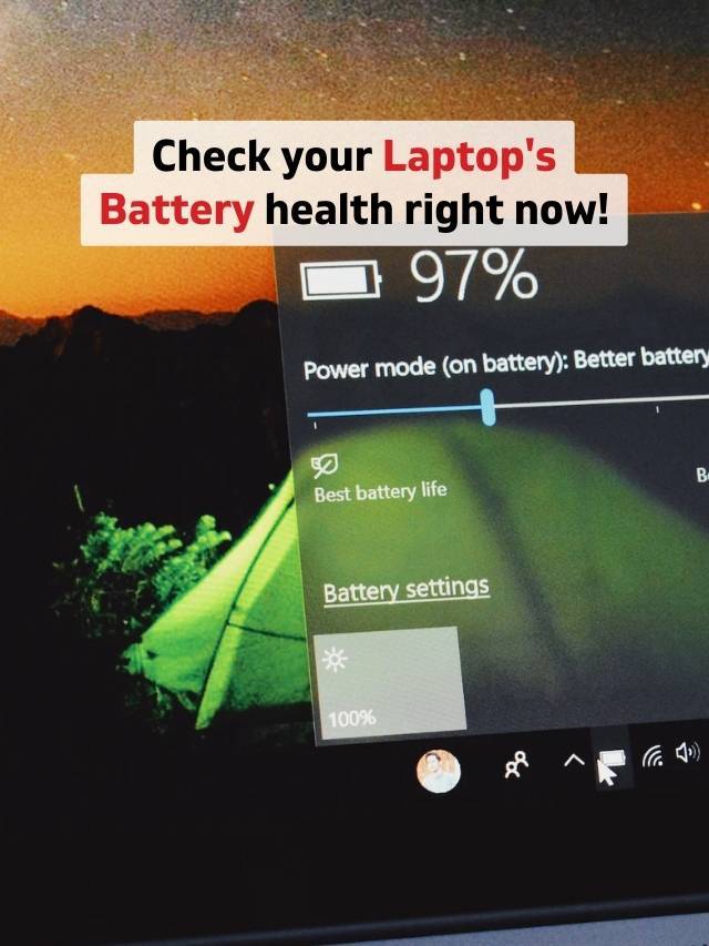 Check your laptop's battery health now! - MrNoob