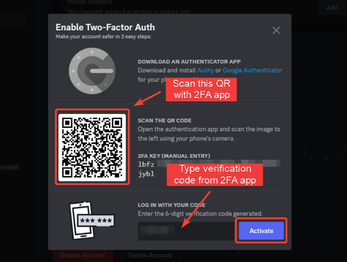 How to Enable or Disable 2FA on Discord? - MrNoob